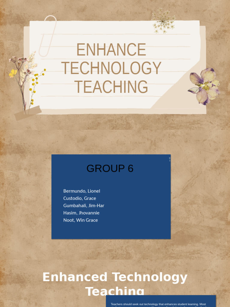 Enhance Technology Teaching | PDF