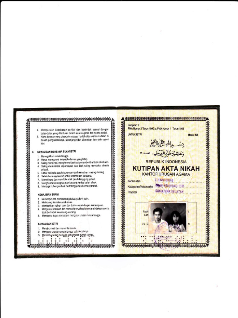 8.akta Nikah Alti - Compressed | PDF