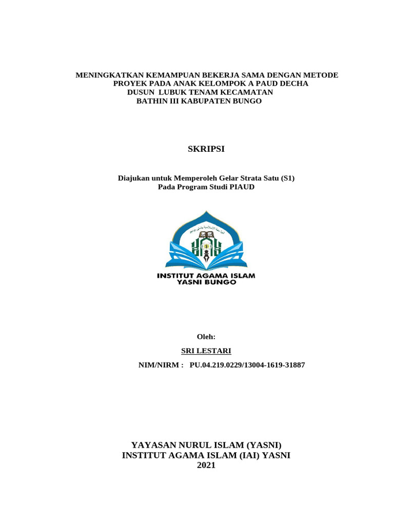 Lampiran Skripsi Tari Oktober | PDF