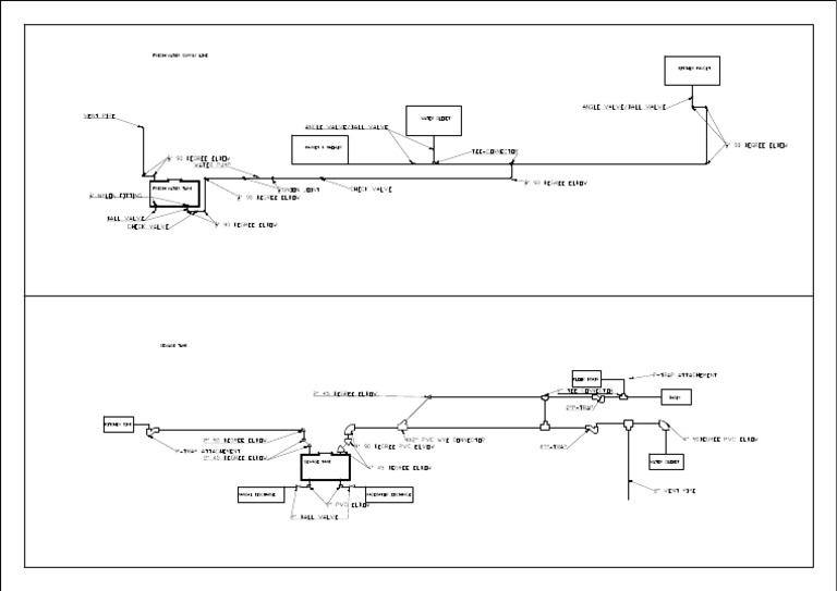 For Construction-Schematic Piping Diagram | PDF