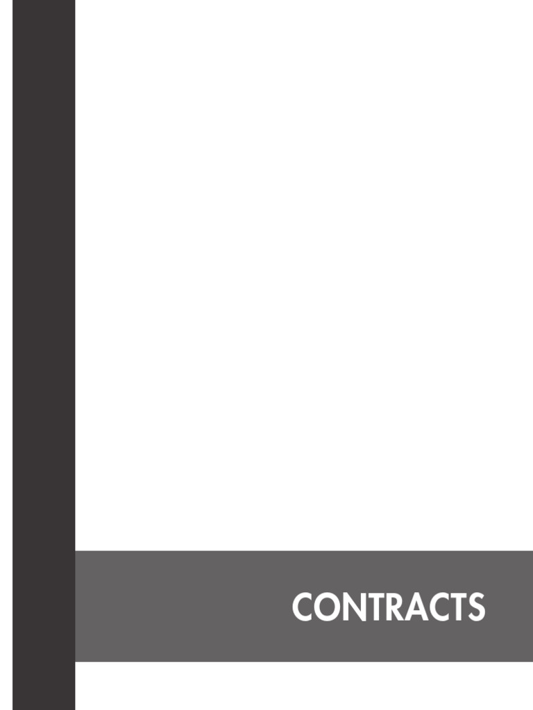 Contracts Outline | PDF