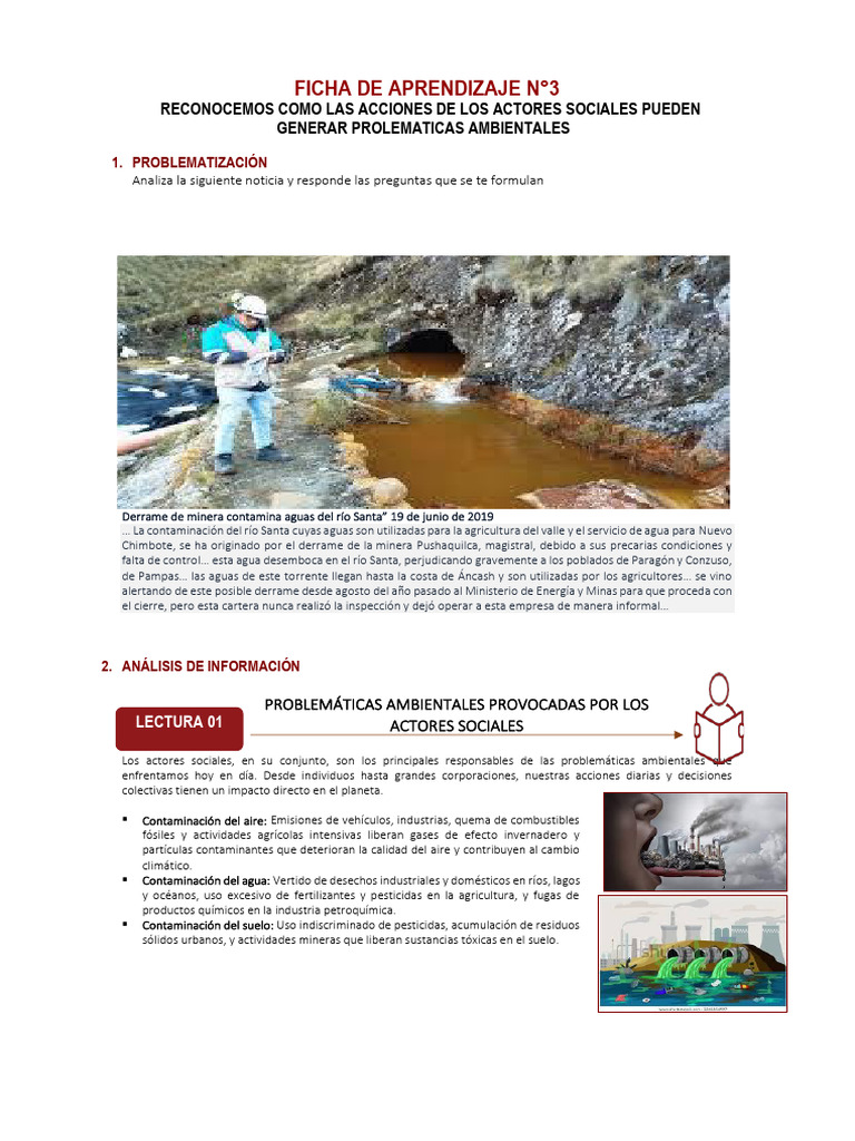 Ficha N°3 - 3er Grado CCSS | PDF