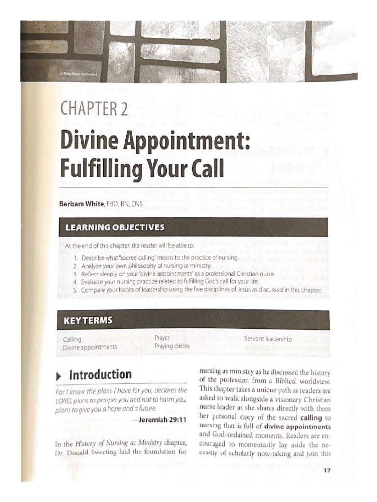 Nursing As Ministry Chapter 2 | PDF