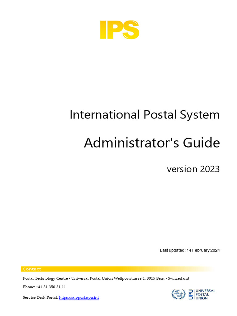 IPS 2023 Administrator Guide | PDF