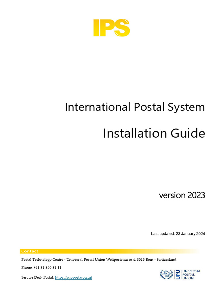 IPS 2023 Installation Guide | PDF