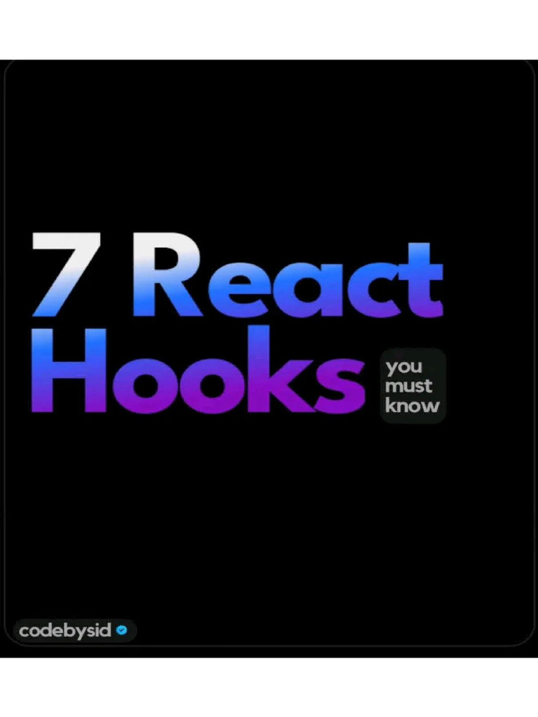 React Hooks | PDF