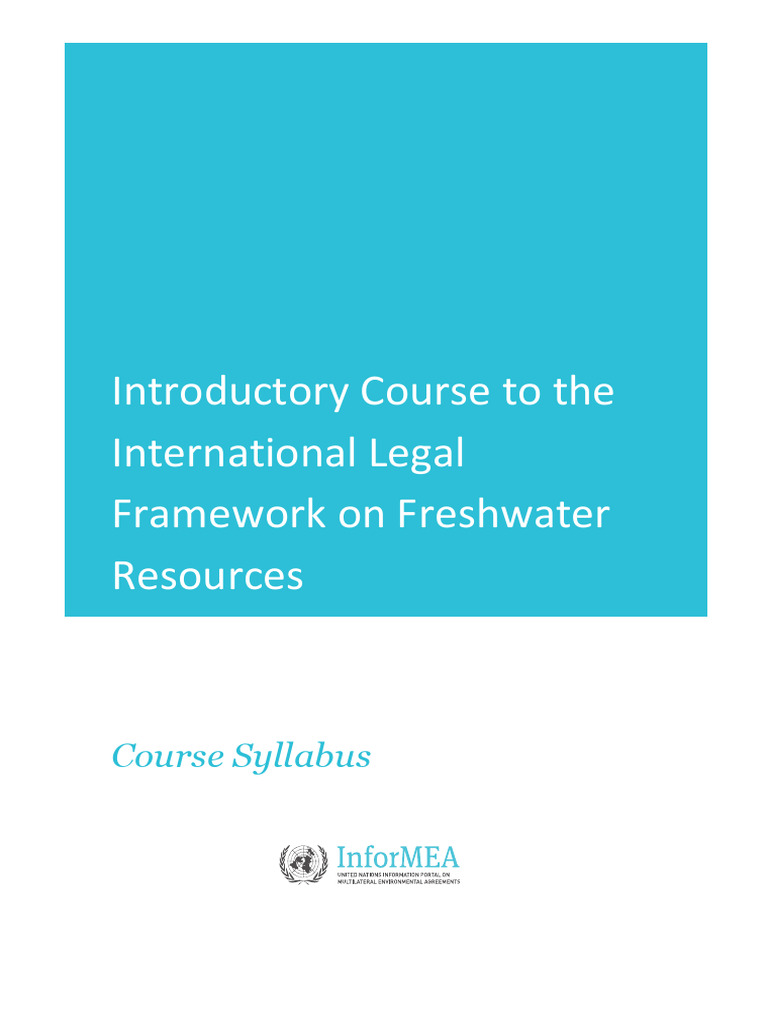 Syllabus - Freshwater | PDF