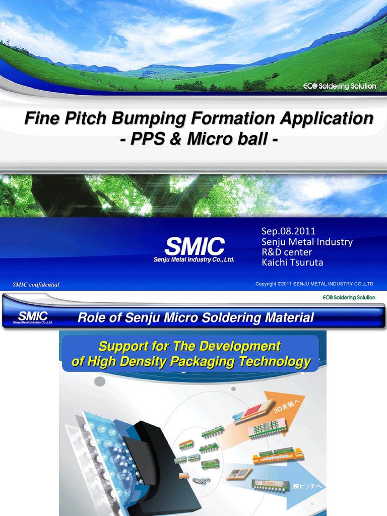 4.11301200 - Fine Pitch Bumping Formation Application - Semicon Taiwan ...