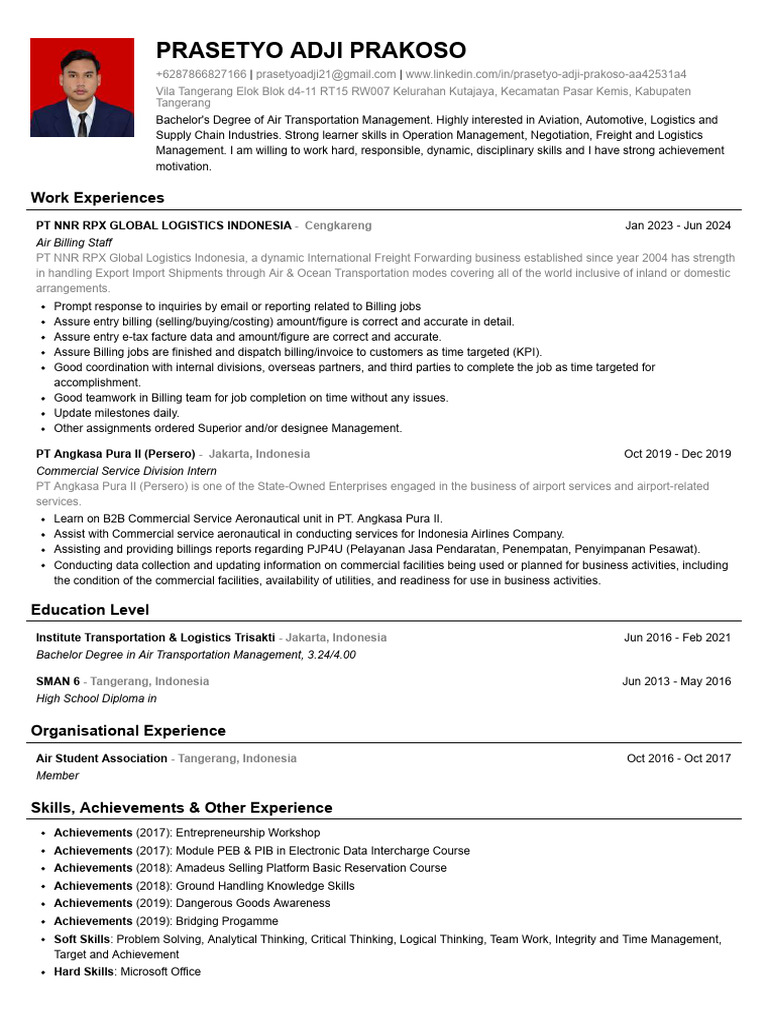 Document Lamaran CMA CGM | PDF