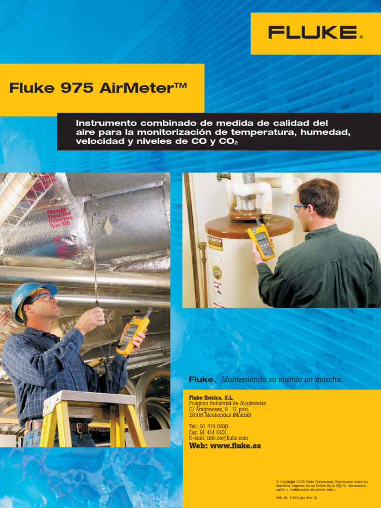 Fluke 975 Air Meter | PDF