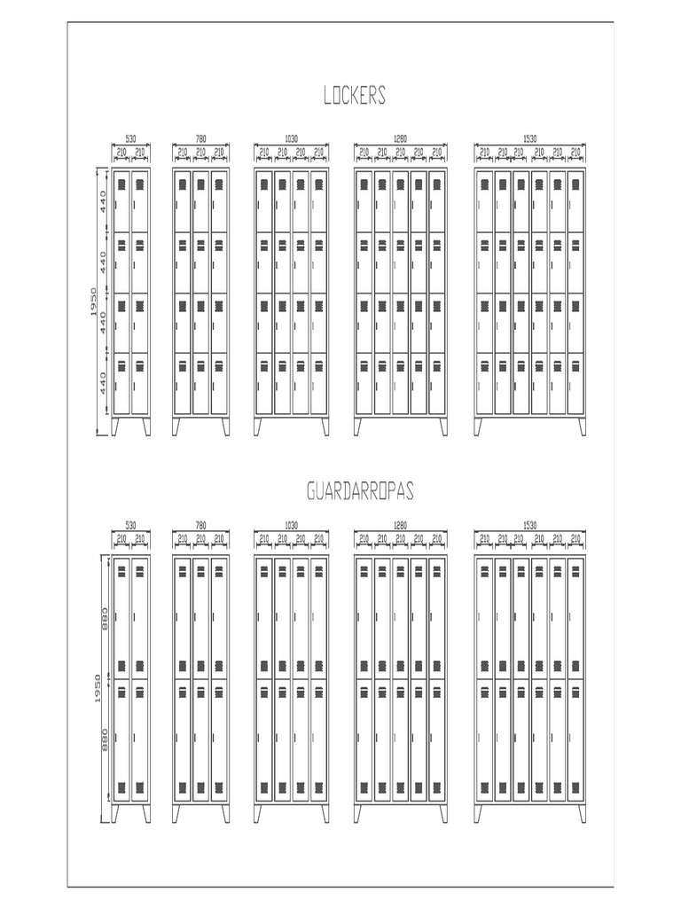 Lockers y Guardarropas-model | PDF