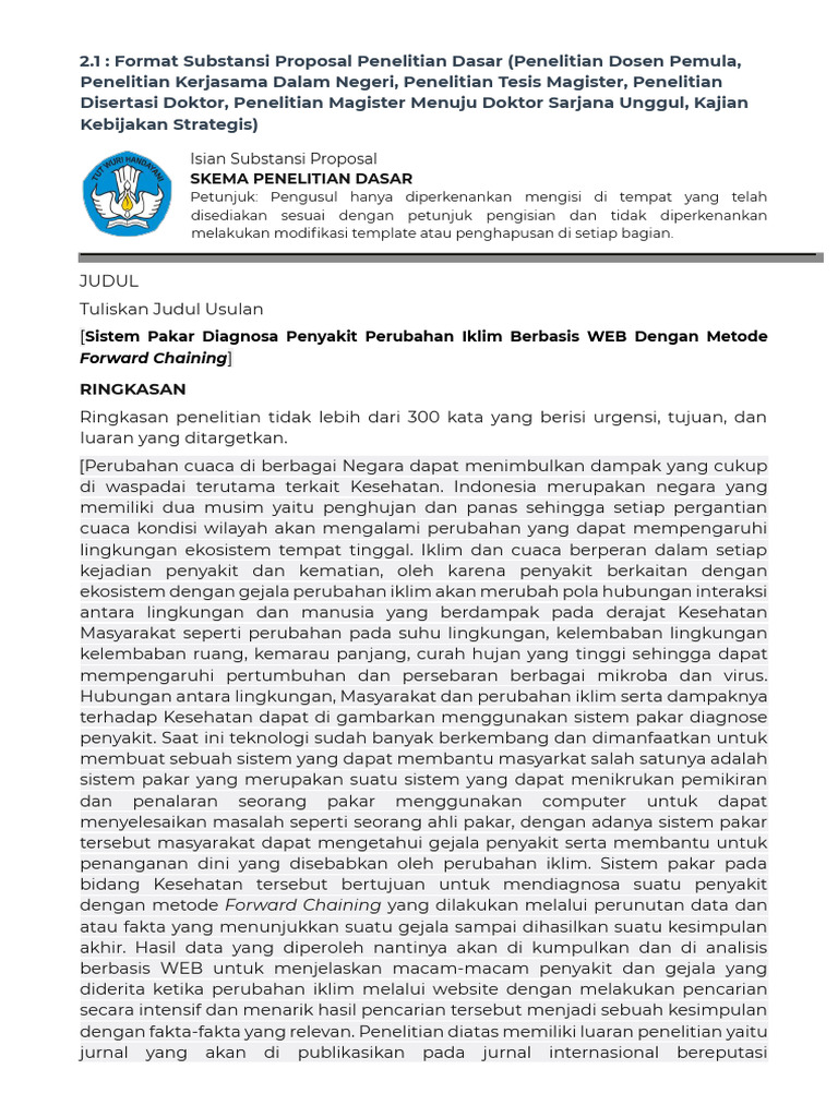 Proposal Usulan Penelitian PDP Edwina Rudyarti UMS 2024 | PDF ...