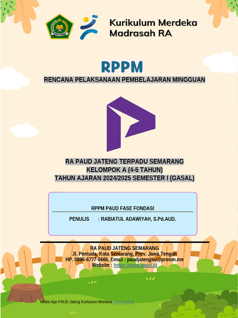 KBM6 RPPM RA A Smt1 2024 2025 | PDF