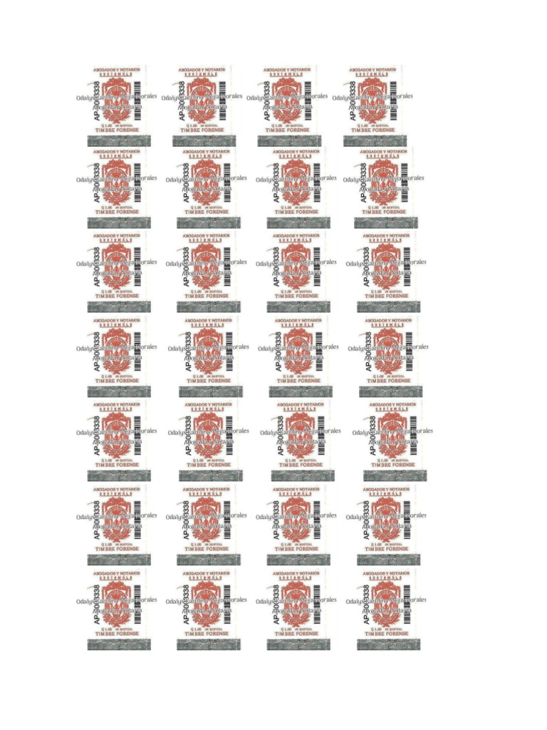 Timbres Forenses | PDF