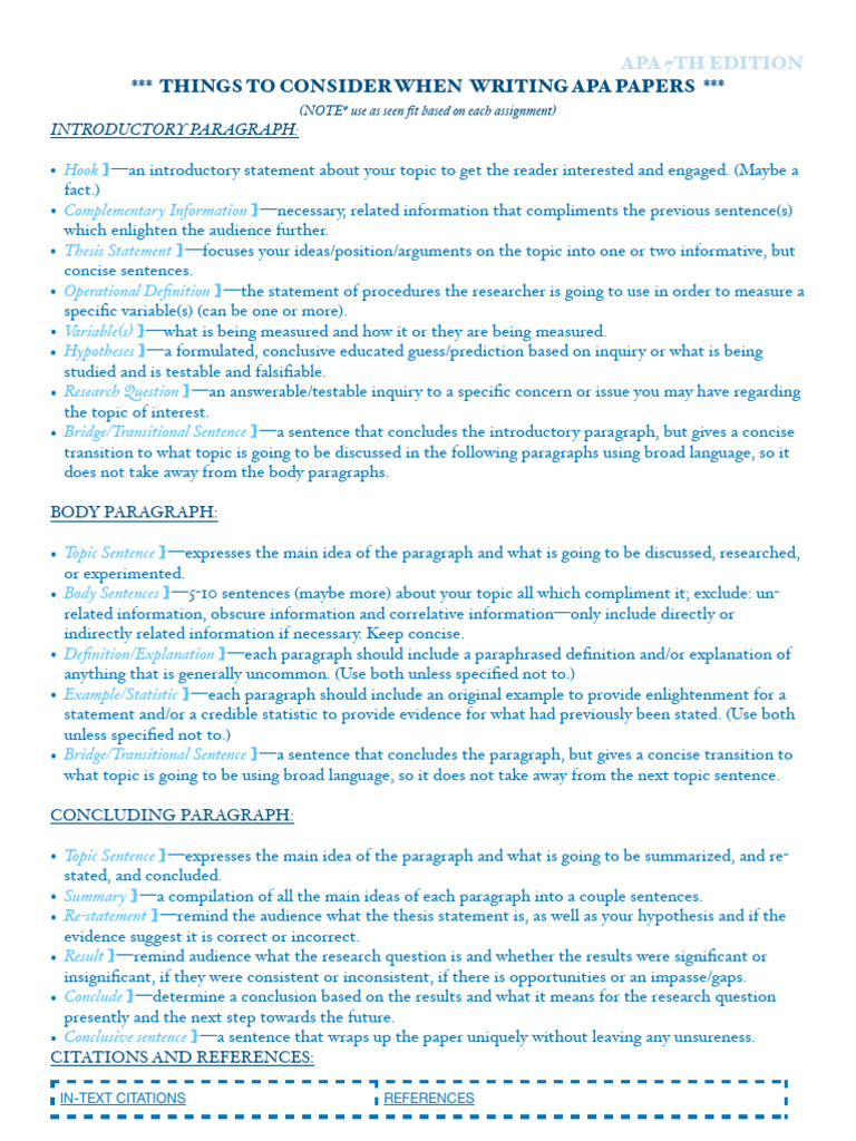 Apa-7 Paper Formation | PDF | Noun | Pronoun