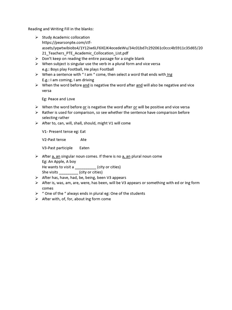 Reading Rules Pte | PDF