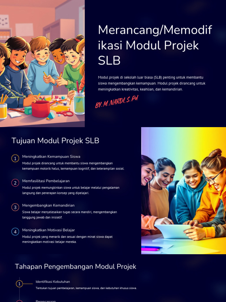 MerancangMemodifikasi Modul Projek SLB | PDF