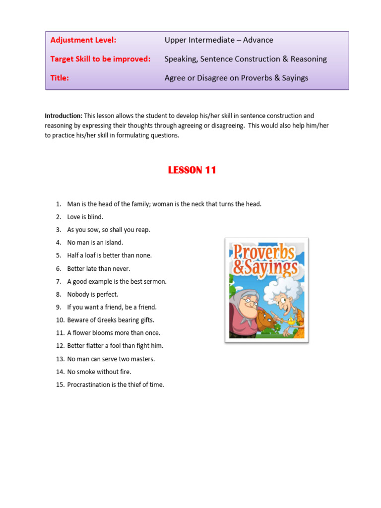 Lesson 11 | PDF