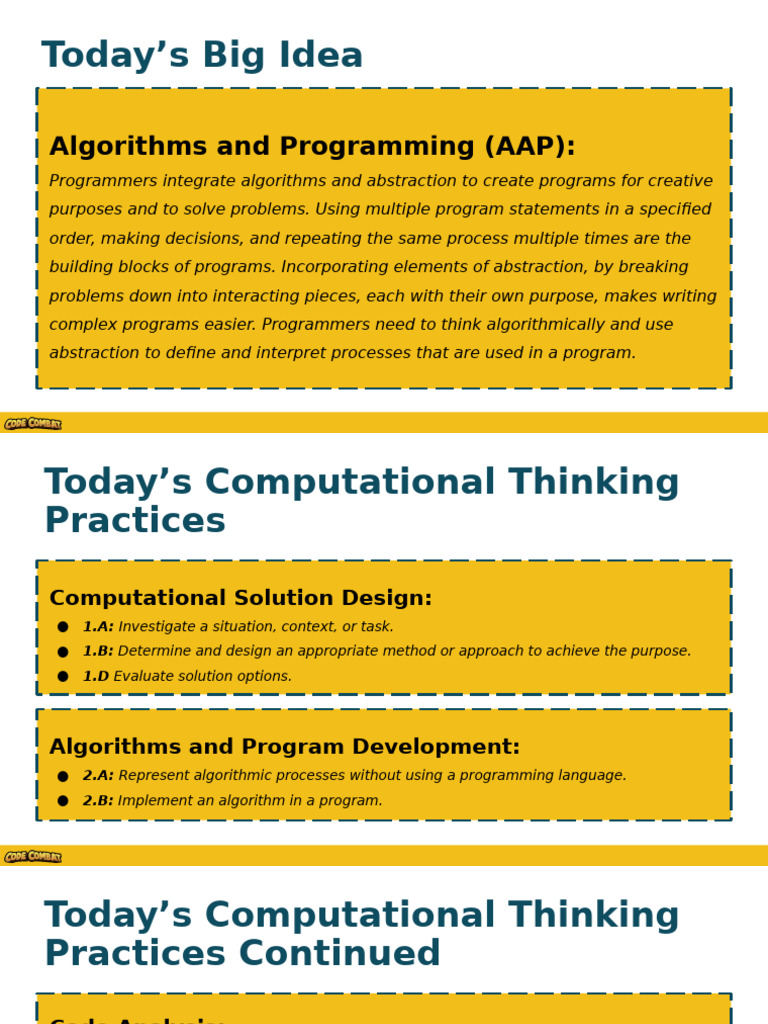 (Py CS4) - Lesson 6 - Common Algorithms | PDF