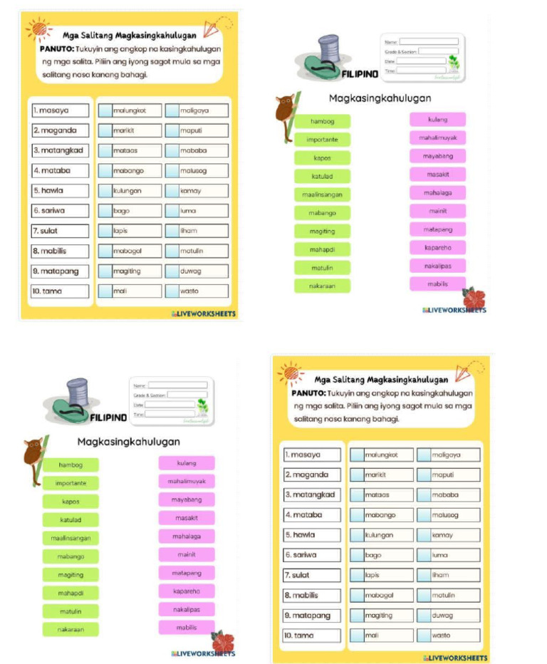 grade 4 assignment | PDF