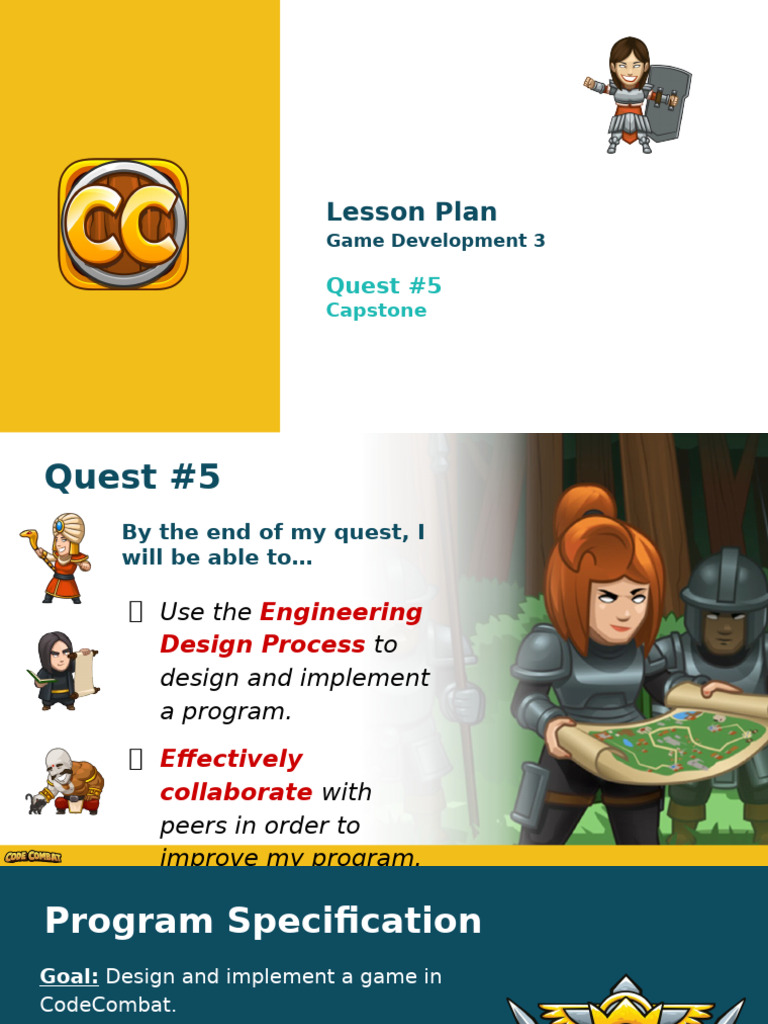 Game Dev 3 - Lesson 5 - Capstone | PDF