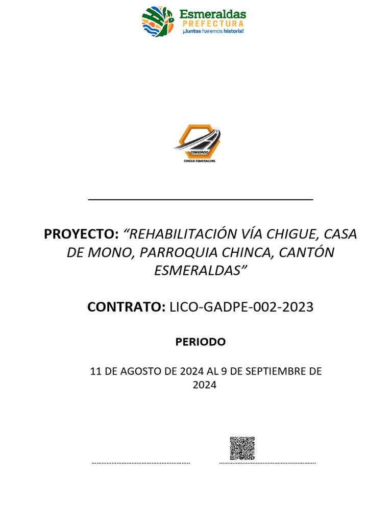 Informe Ambiental Planilla 5 PROYECTO CHIGUE VOLUMEN 1-Signed | PDF