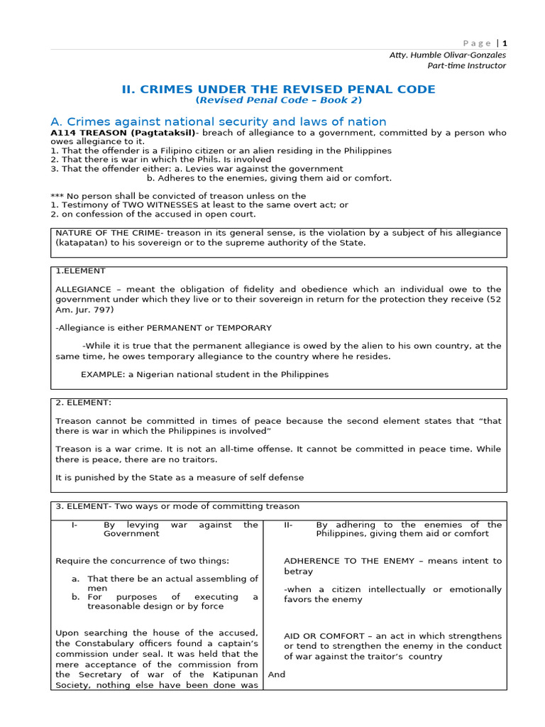 Criminal Law | PDF