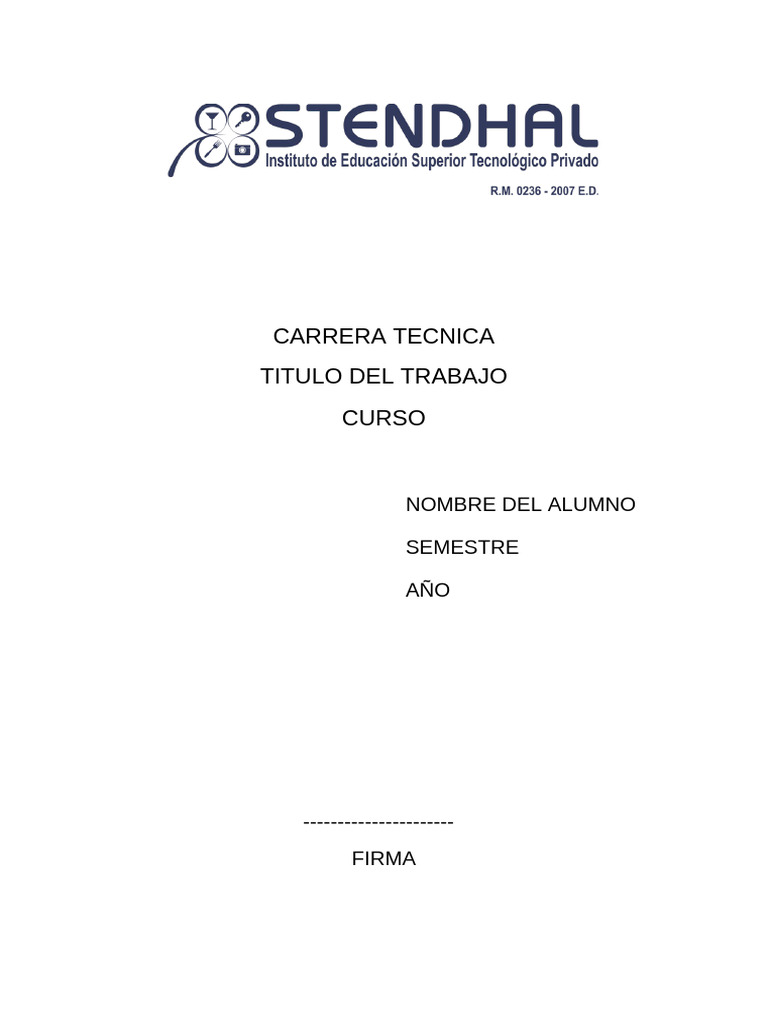 FORMATO Carátulas Stendhal | PDF