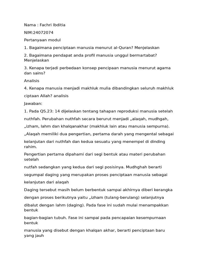 Tugas Fachri Ibditia | PDF