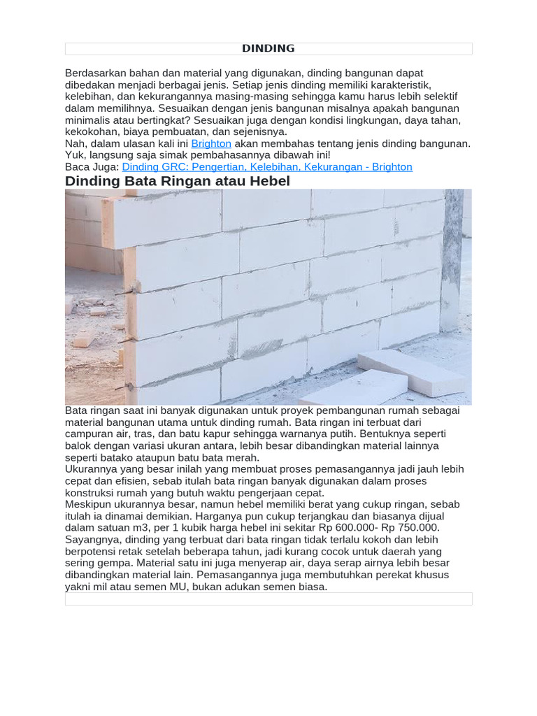DINDING | PDF