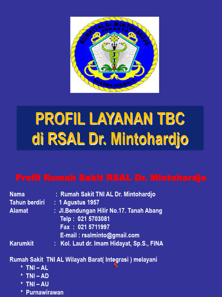 RS AL Dr. Mintoharjo - Program DOTS RSAL 2024 | PDF