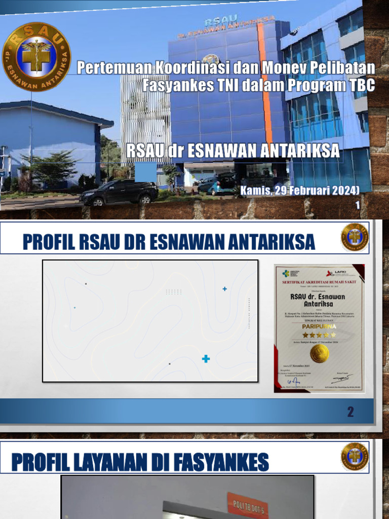 RSPU Dr. Esnawan - Fix Pointer Paparan Panel Pertemuan Koordinasi Dan ...