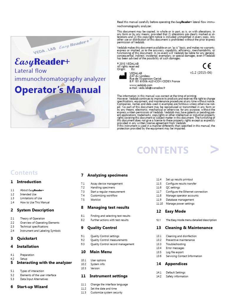 Vedalab Manual | PDF