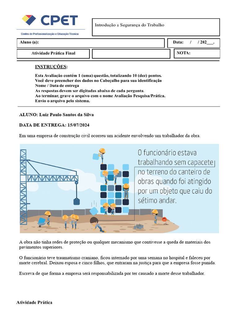 Atividade prática | PDF