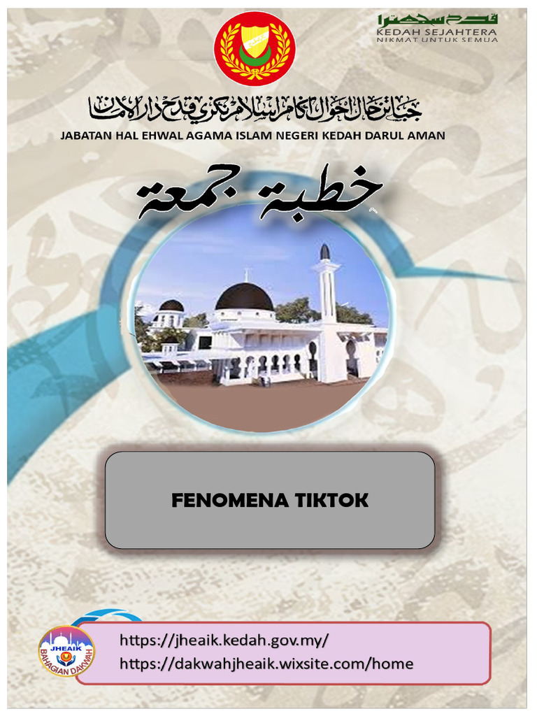 Khutbah FENOMENA TIKTOK Tahun 2024 Rumi | PDF