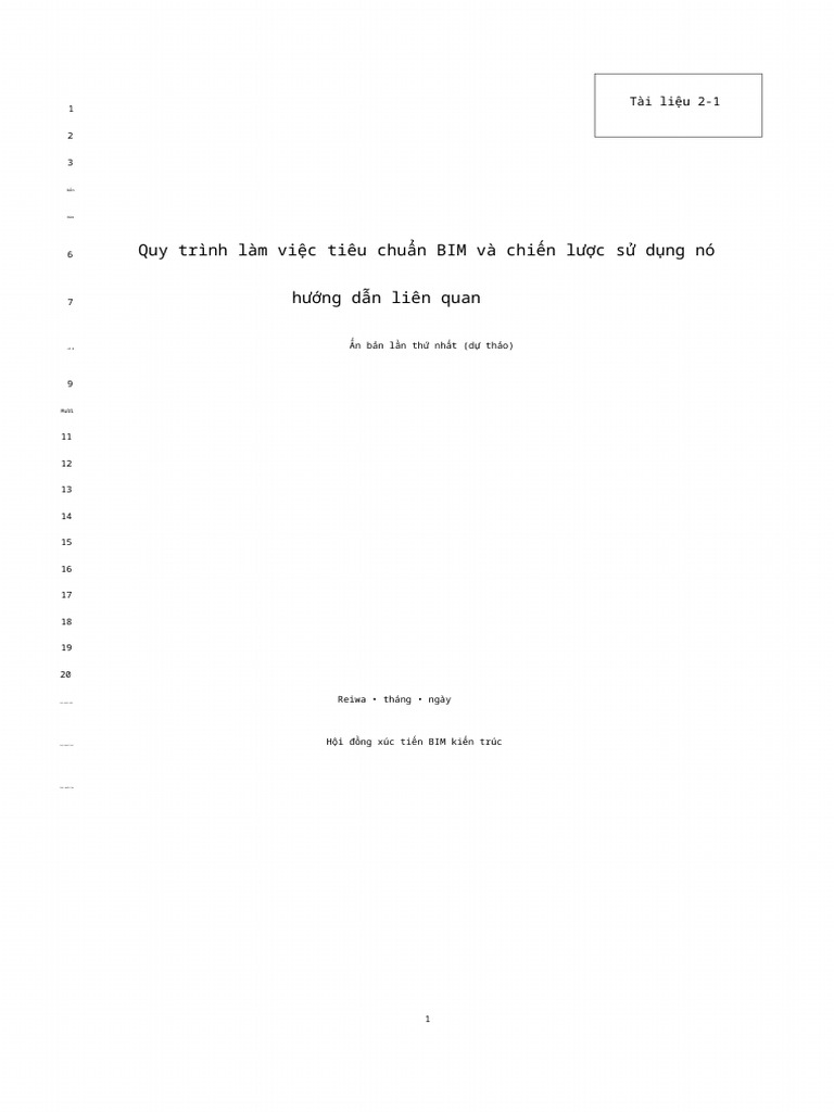 Quy Trinh Lam BIM Nhat Ban | PDF