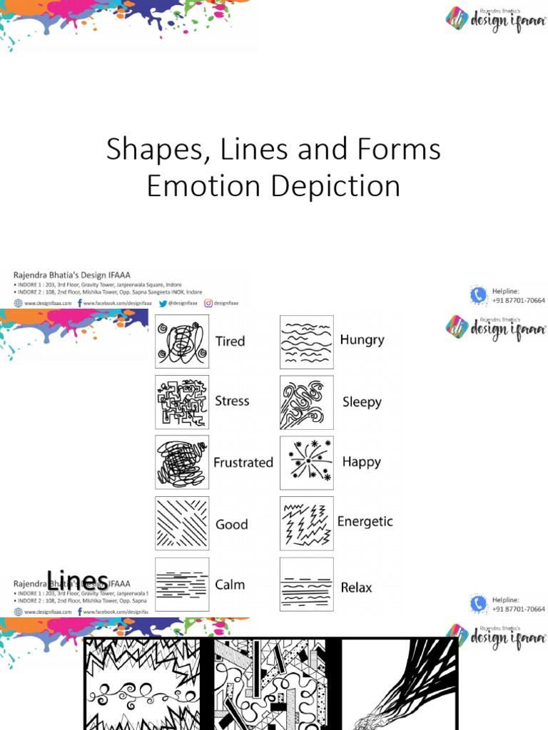 Shapes Lines and Forms Emotion Depiction | PDF