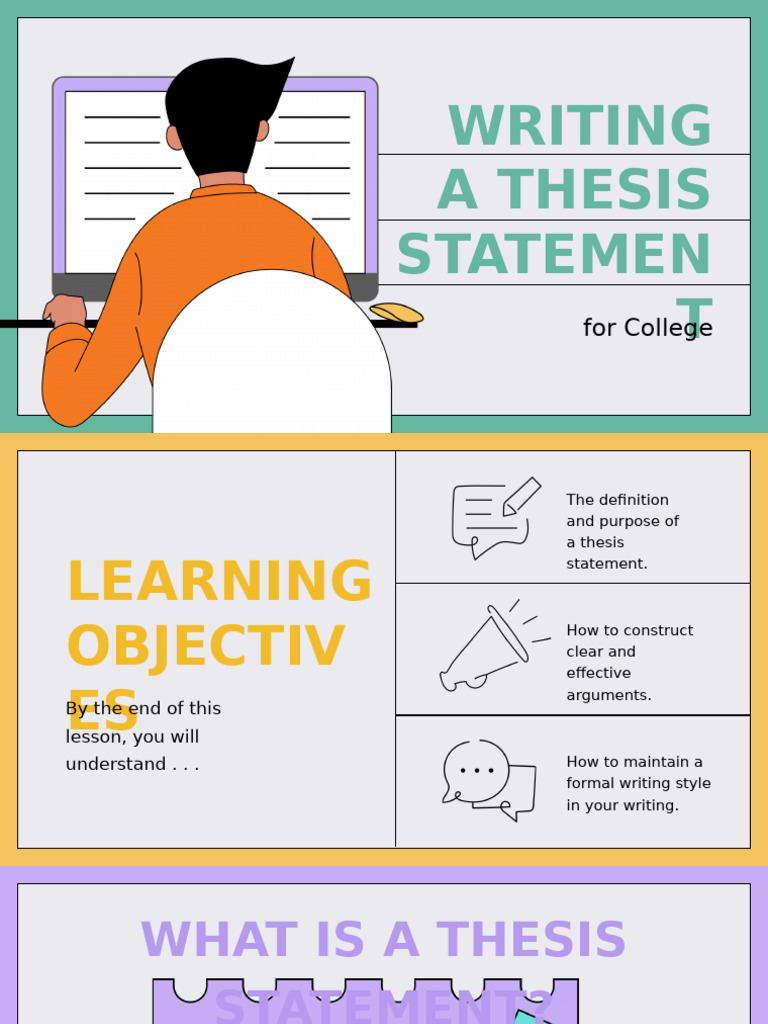 Writing A Thesis Statement | PDF | Argument | Thesis