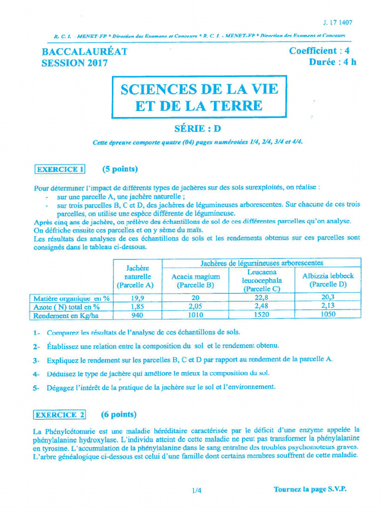 bac-d-svt-2017 | PDF