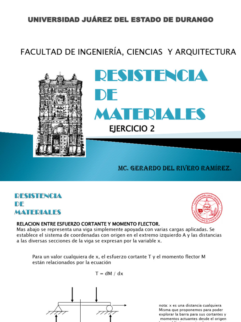 Resistencia de Materiales Ejercicio 2 | PDF