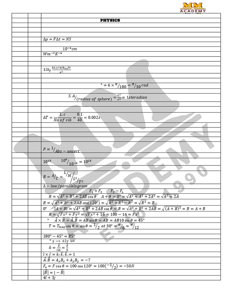 Test No.1 - 7th May 2023 - Hints | PDF