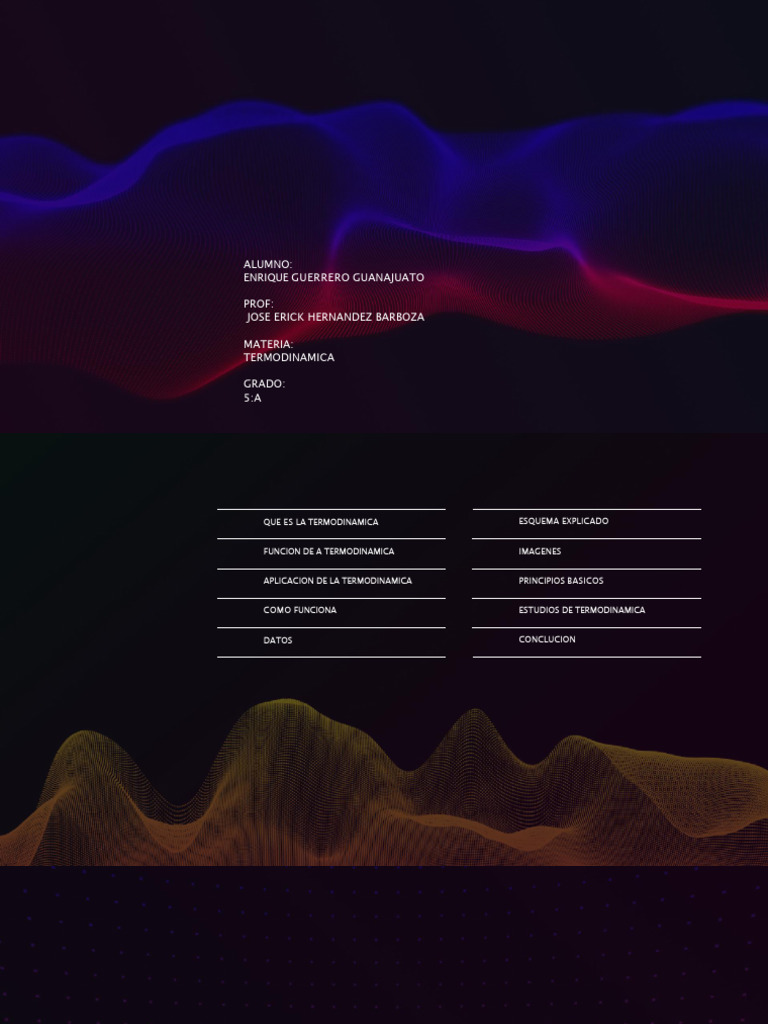 TERMODINAMICA SEM 01 | PDF