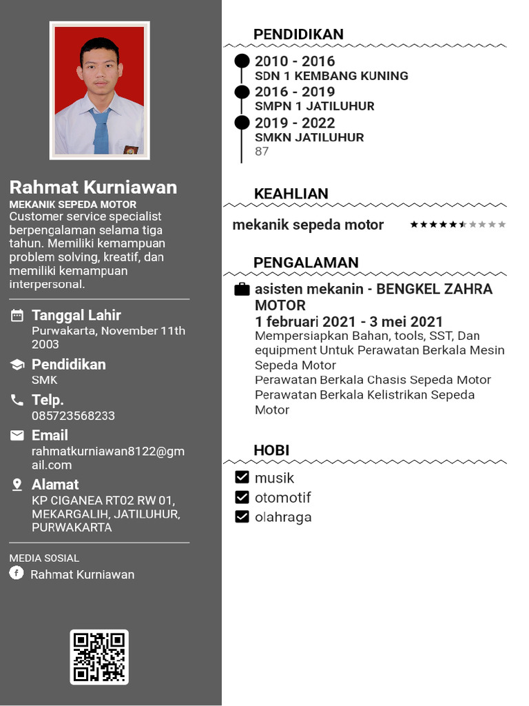 CV Rahmat Kurniawan11 | PDF