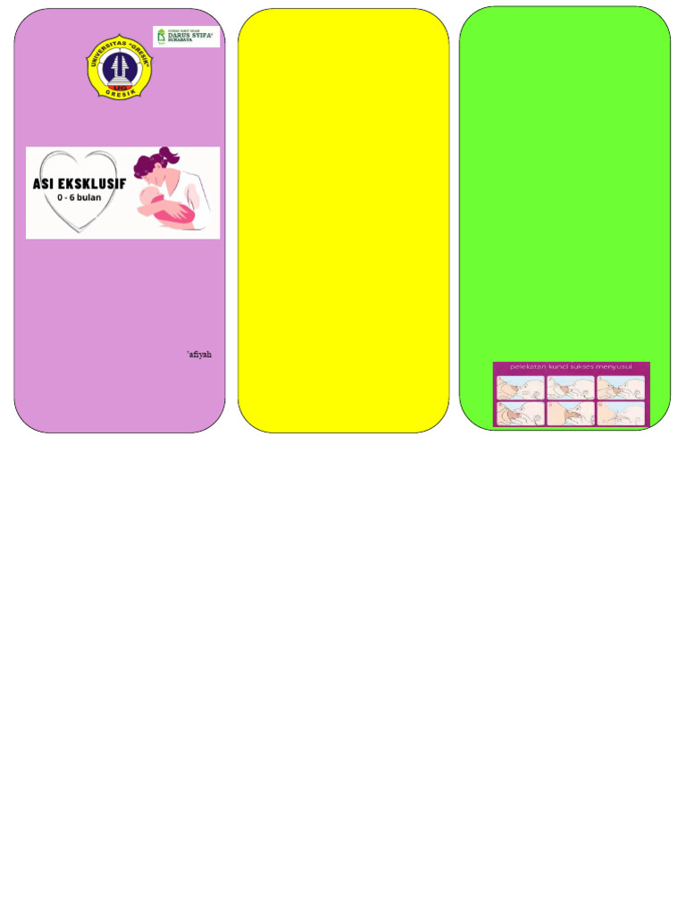 Asi Eksklusif LEAFLEAT | PDF