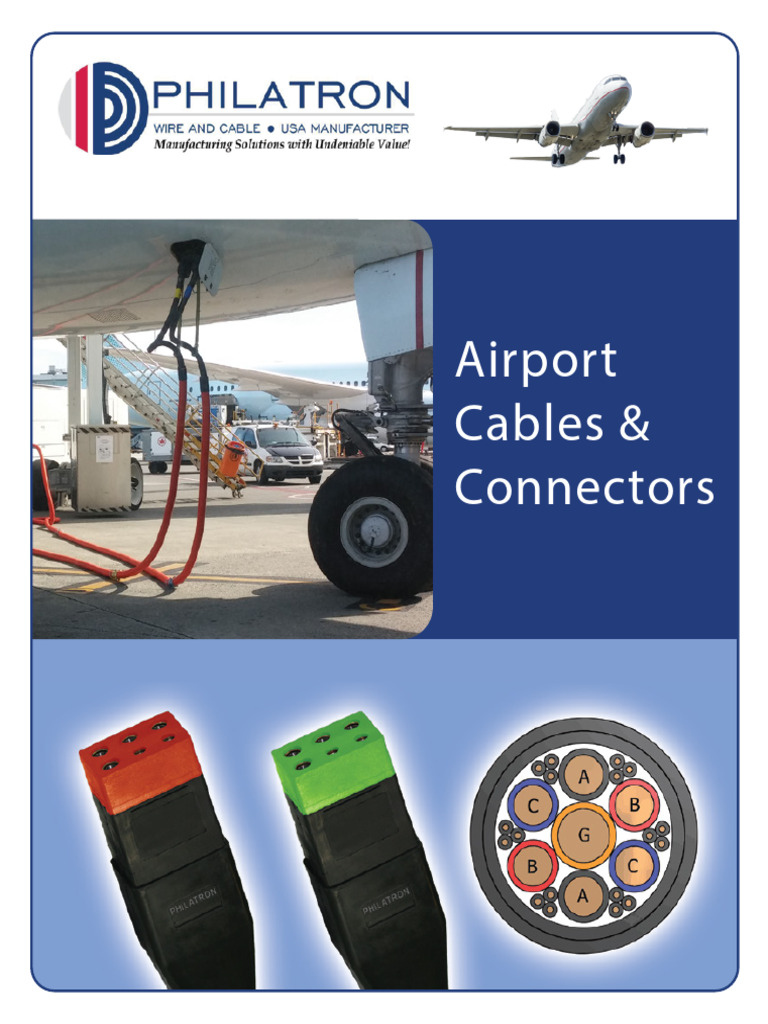 Airport Cables Connectors | PDF | Electrical Conductor | Electrical ...