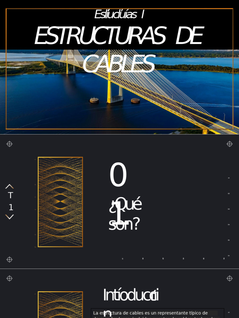 Expo Estructuras de Cable | PDF | Resonancia | Fundación (Ingeniería)