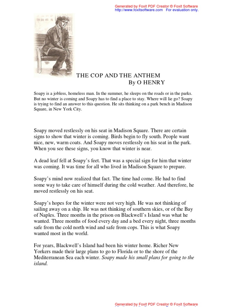 The Cop and The Anthem by o Henry | PDF | Broadway (Manhattan)