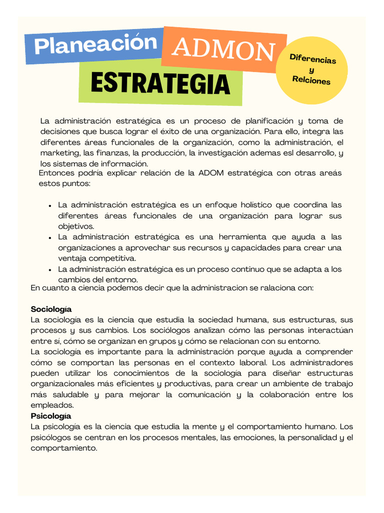 Actividad 1. ADMON | PDF