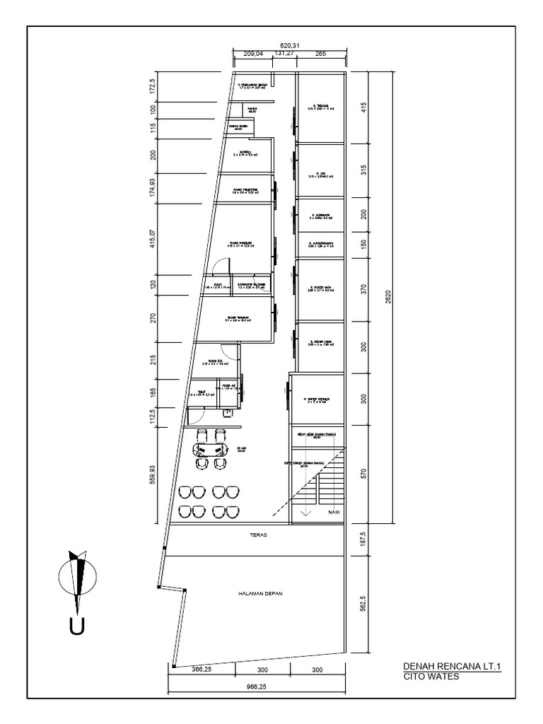 Denah Rencana Lt.1 Cito Wates | PDF Denah Rencana Lt.1 Cito Wates | PDF