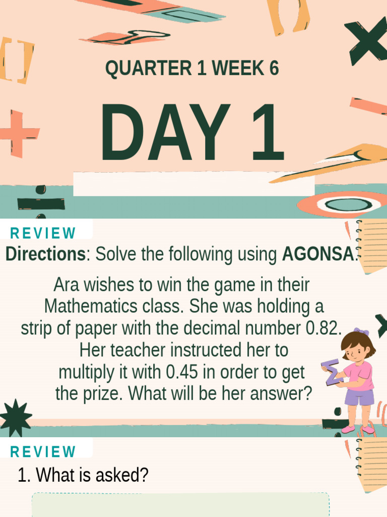 g6q1 Week 6 Mathematics | PDF